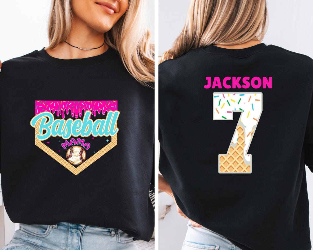 Custom Baseball Drip Mama Sweatshirt,personalized Baseball Gift for Mom ...