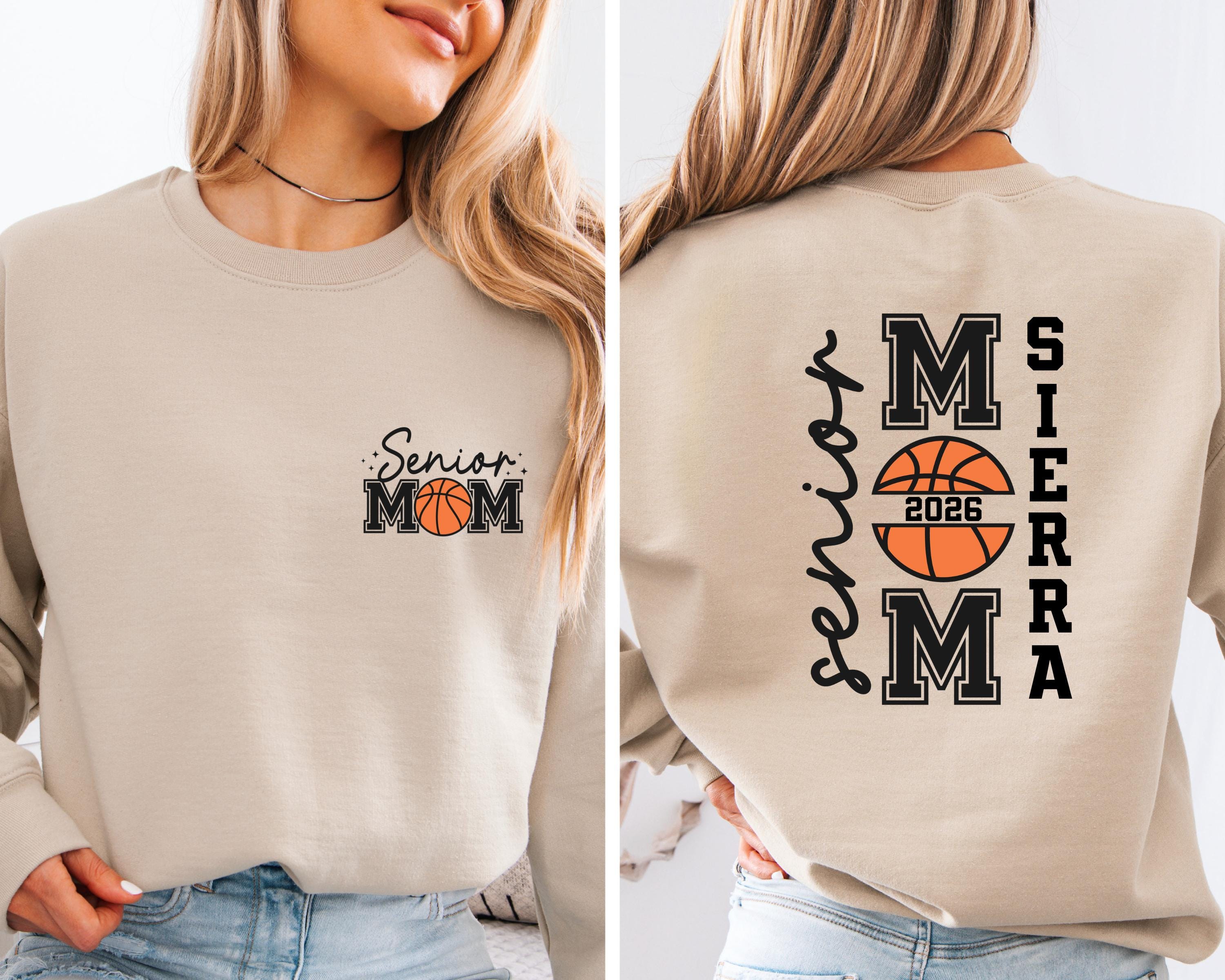Senior Basketball Mom Sweatshirt,personalized Basketball Mom Sweater ...