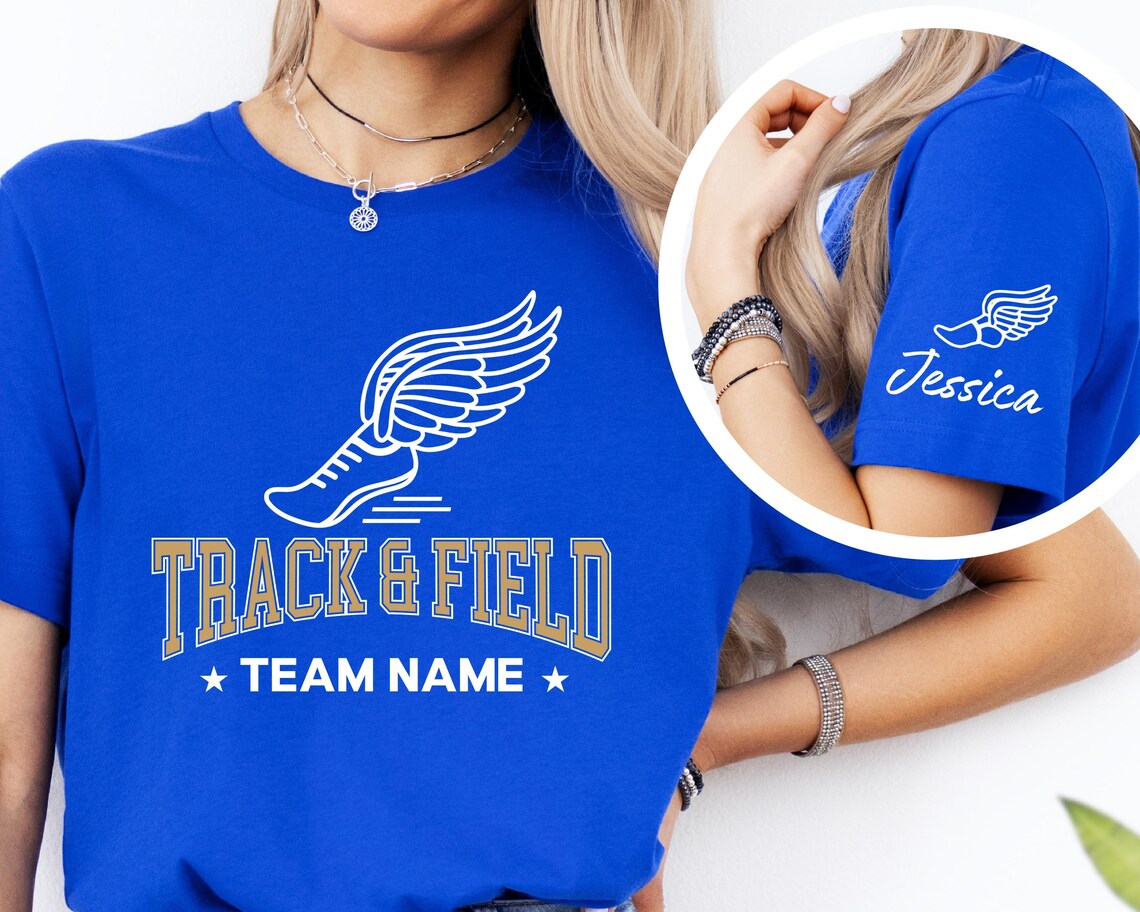 Personalized Track and Field T-shirt ,custom Track Shirt,track and ...