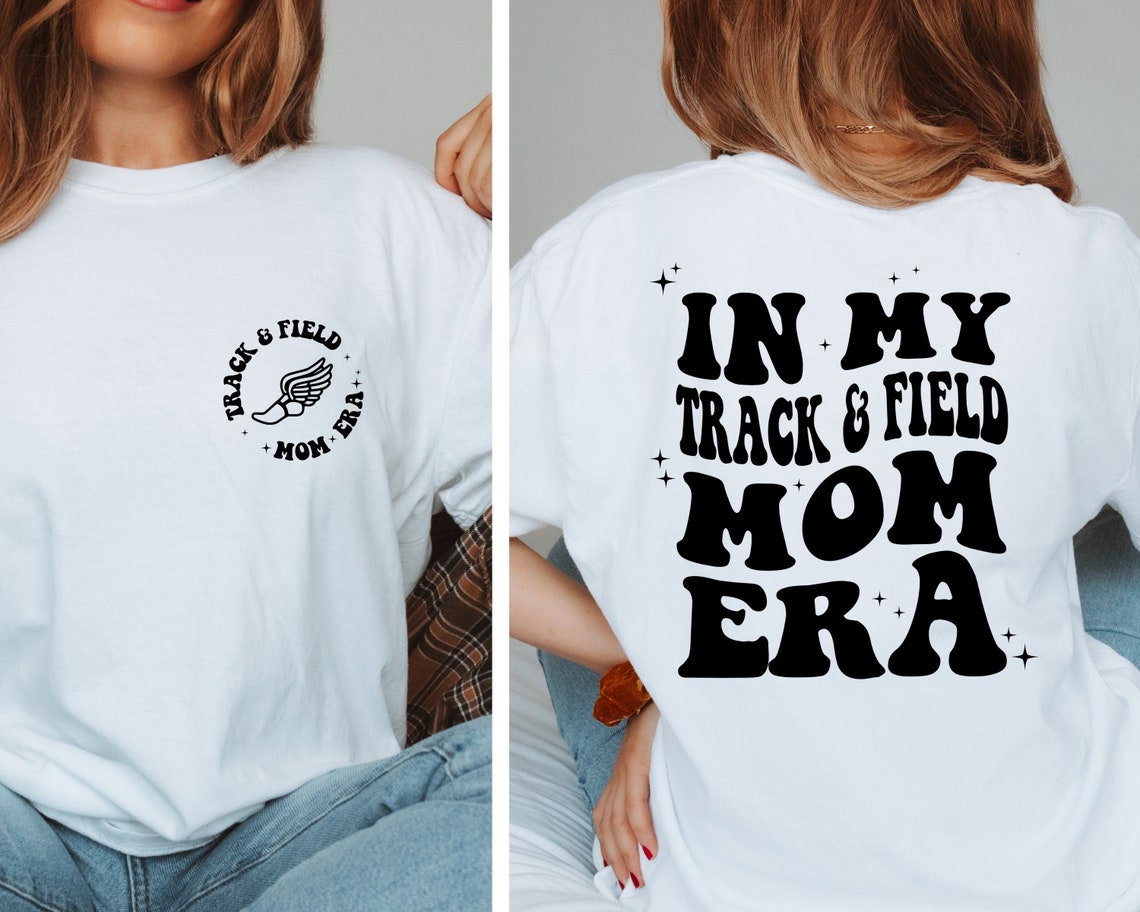 Track Mom Shirt, in My Track and Field Mom Era Shirt, Track Mom T-shirt ...
