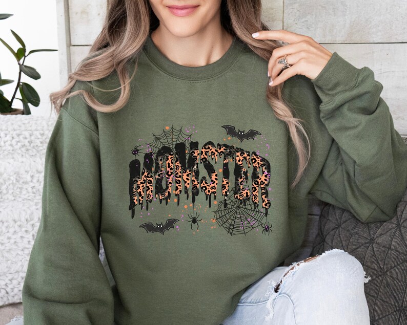 Momster Halloween Hoodie, Momster Sweatshirt, Halloween Mom Sweater ...