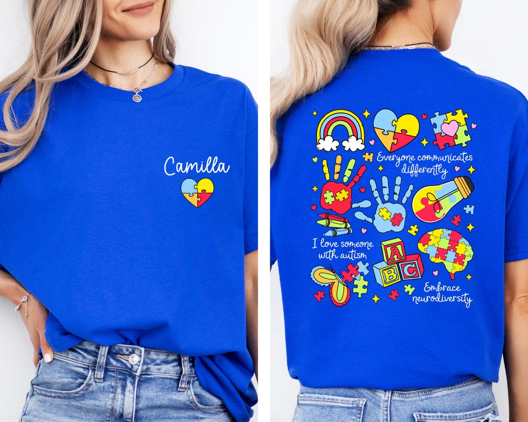 Custom Autism Shirt,personalized Autism Mama Shirt, Autism Tee,autism ...