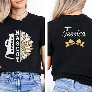 Custom Cheer T-shirt, Cheer Shirt, Cheer Squad Shirts, Megaphone Shirt ...