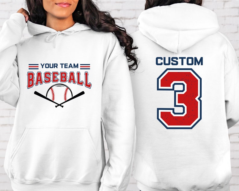 Custom Baseball Sweatshirt, Personalized Baseball Shirt, Baseball Team ...