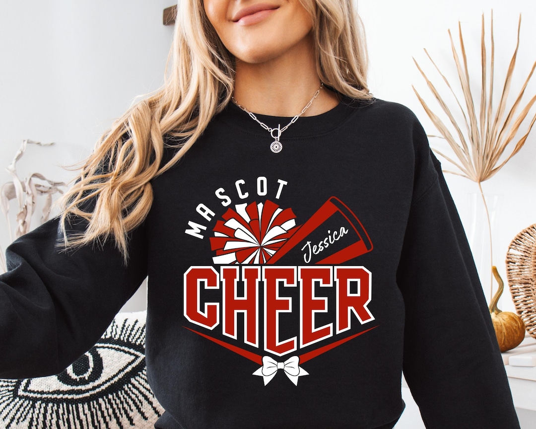Custom Cheer Sweatshirt, Cheer Sweater, Cheer Squad Sweaters, Cheer ...