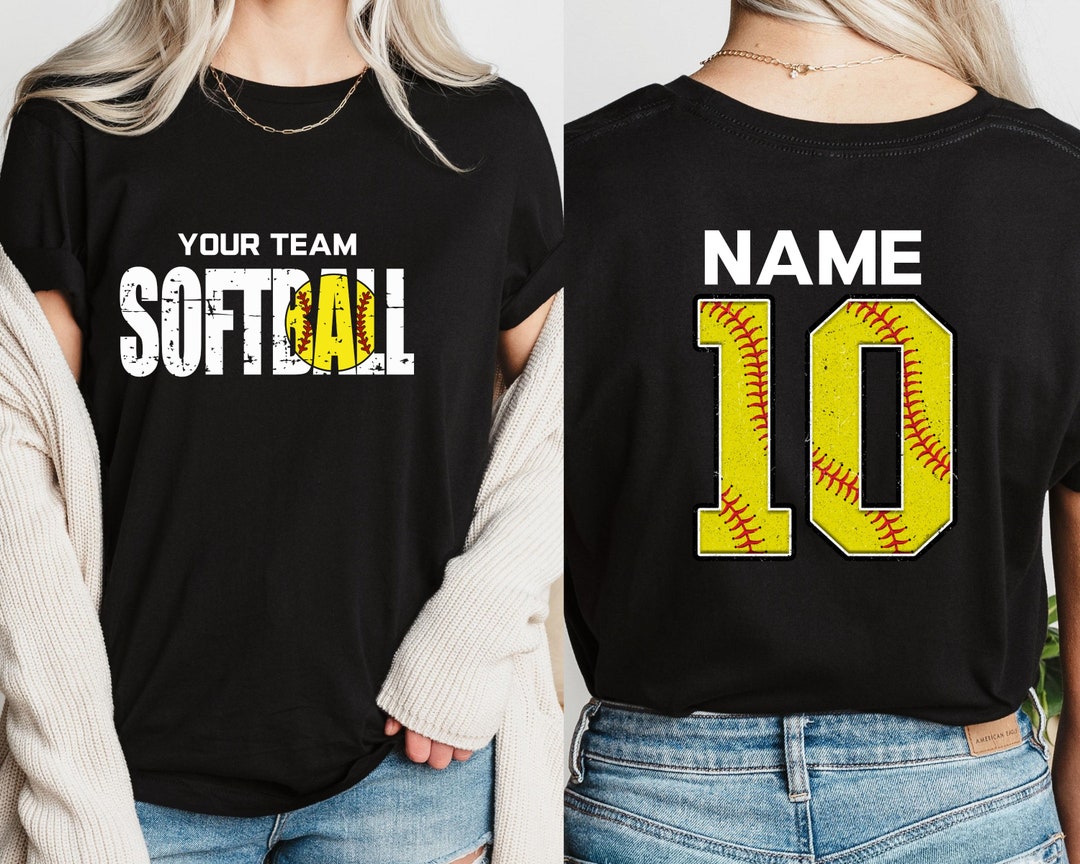 Softball Team Shirt, Softball Custom Shirt, Softball Shirt With Custom ...