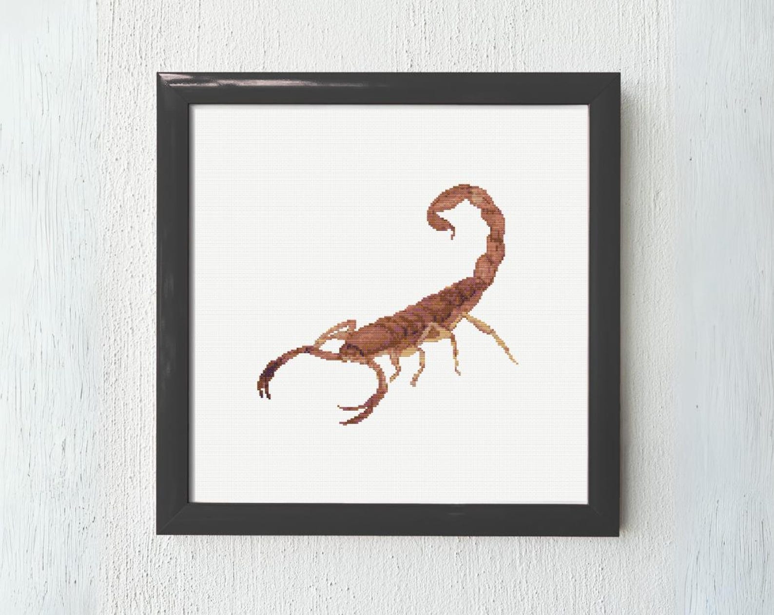 Scorpion Cross Stitch Pattern - Etsy