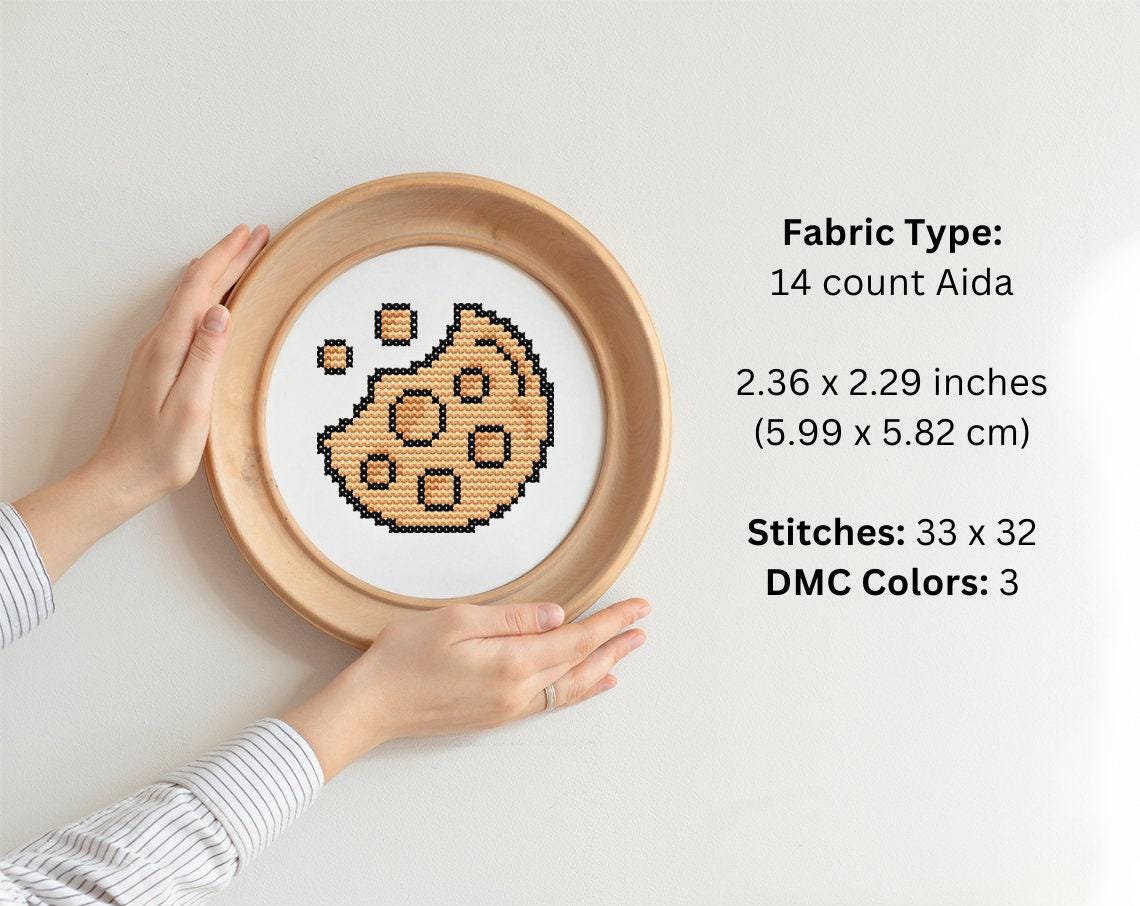 Mini Cookie Cross Stitch Pattern - Instant Download PDF - Etsy