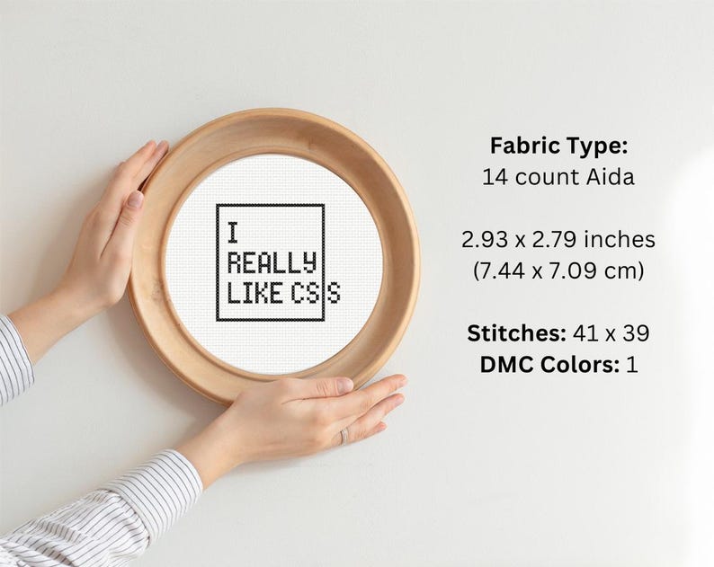 I Really Like CSS Cross Stitch Pattern - Programmer Xstitch PDF ...