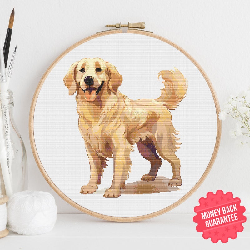 Golden Retriever Pattern - Etsy