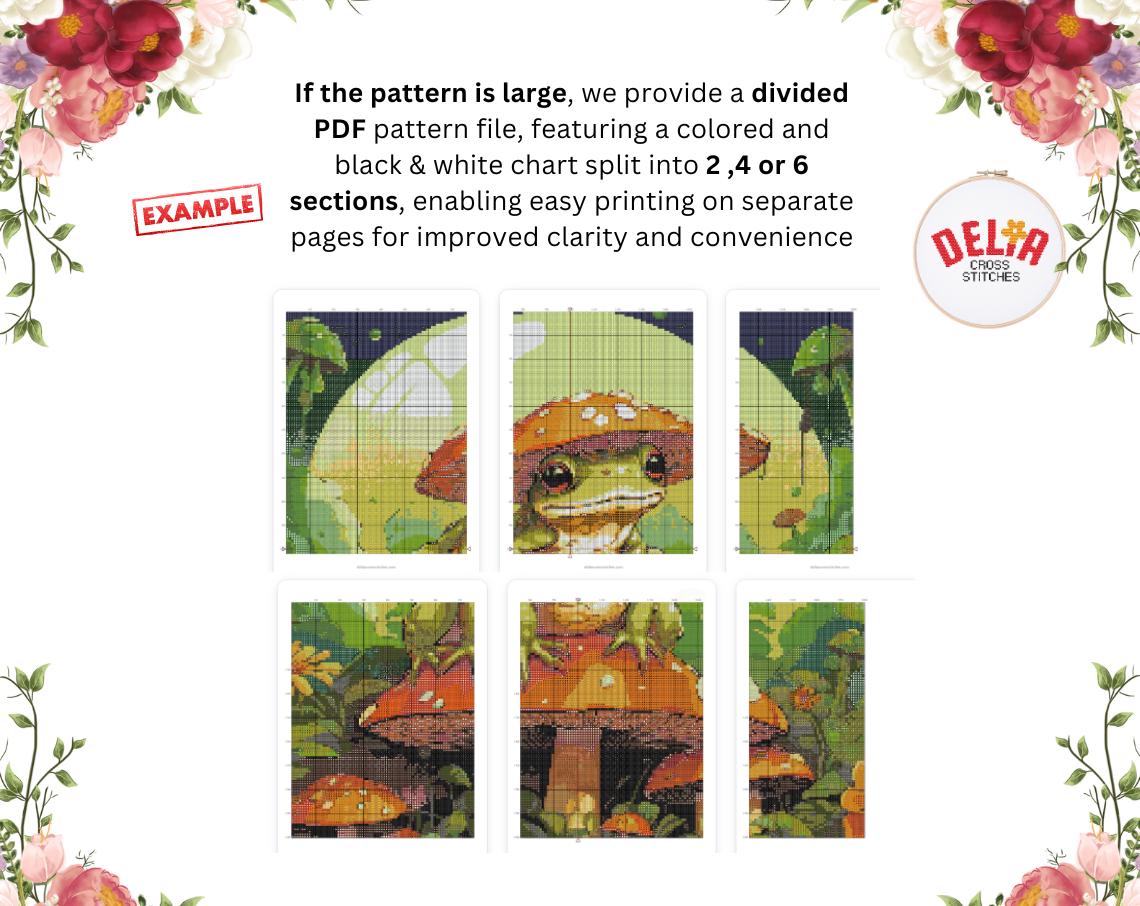 Funky Toast Cross Stitch Pattern: Blueberry Jam Breakfast Art (PDF ...