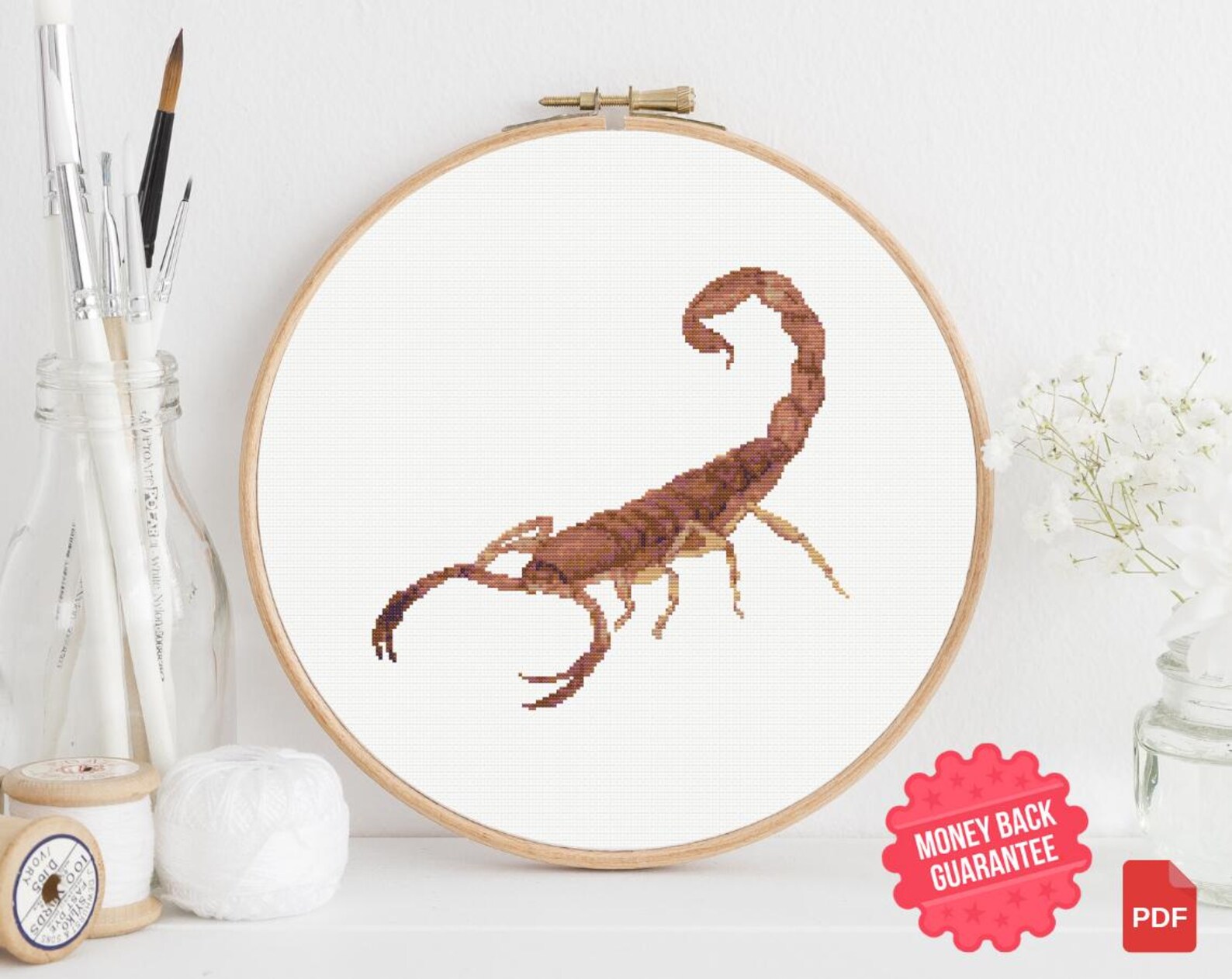 Scorpion Cross Stitch Pattern - Etsy