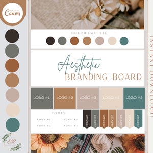 Aesthetic Color and Branding Palette - Etsy