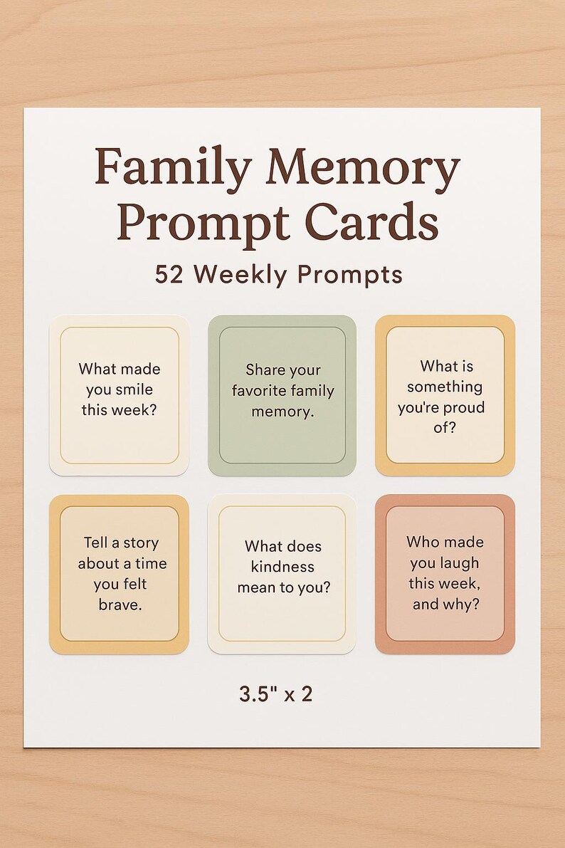 The Family Memory Jar – A Year of Moments That Matter - Etsy