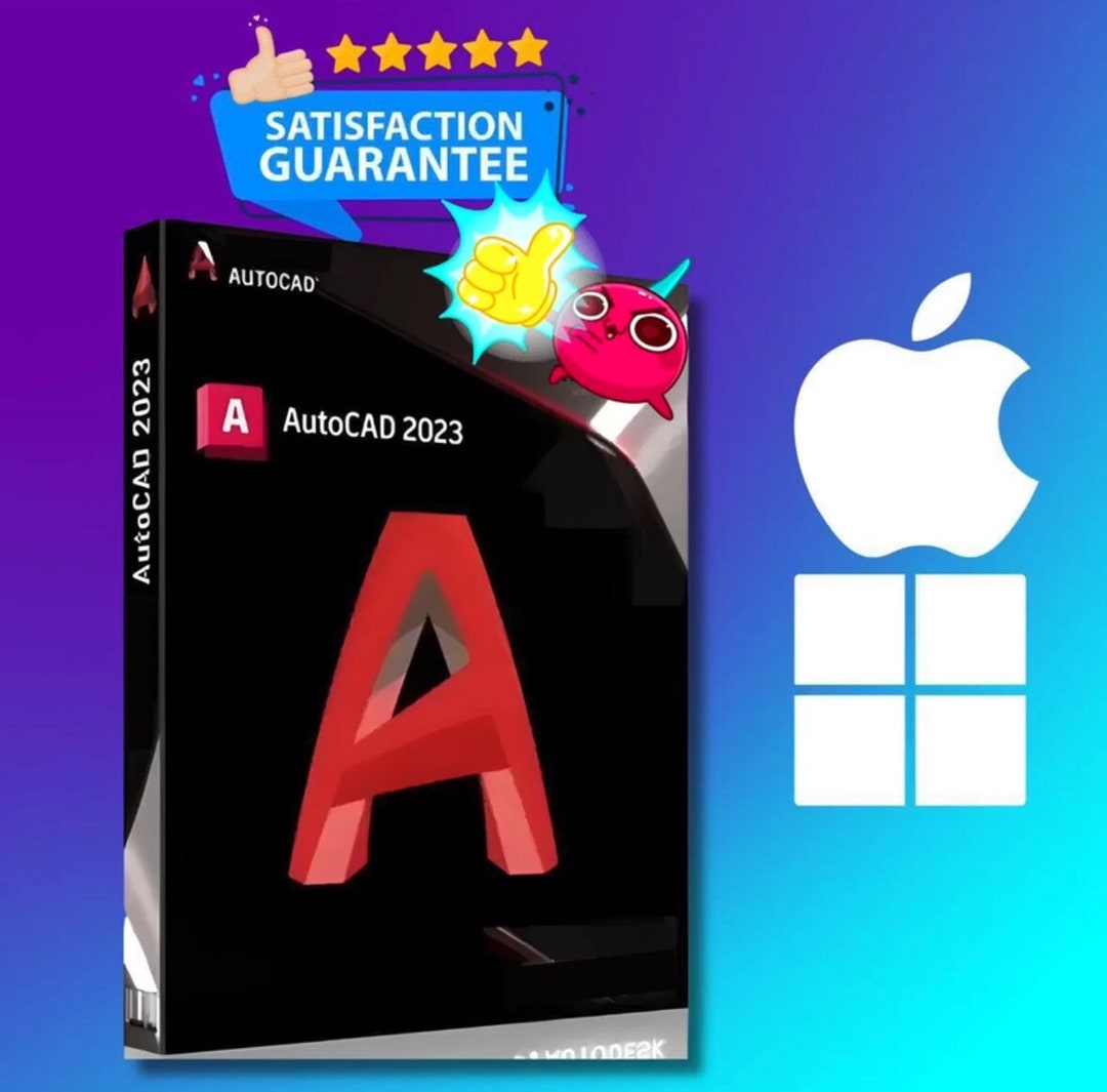 Autodesk Autocad 2023 CAD Software for Windows and MAC - Etsy