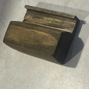 Handmade Wooden Phone Stand | Reclaimed Wood Desk Accessory | Eco ...