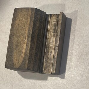 Handmade Wooden Phone Stand | Reclaimed Wood Desk Accessory | Eco ...