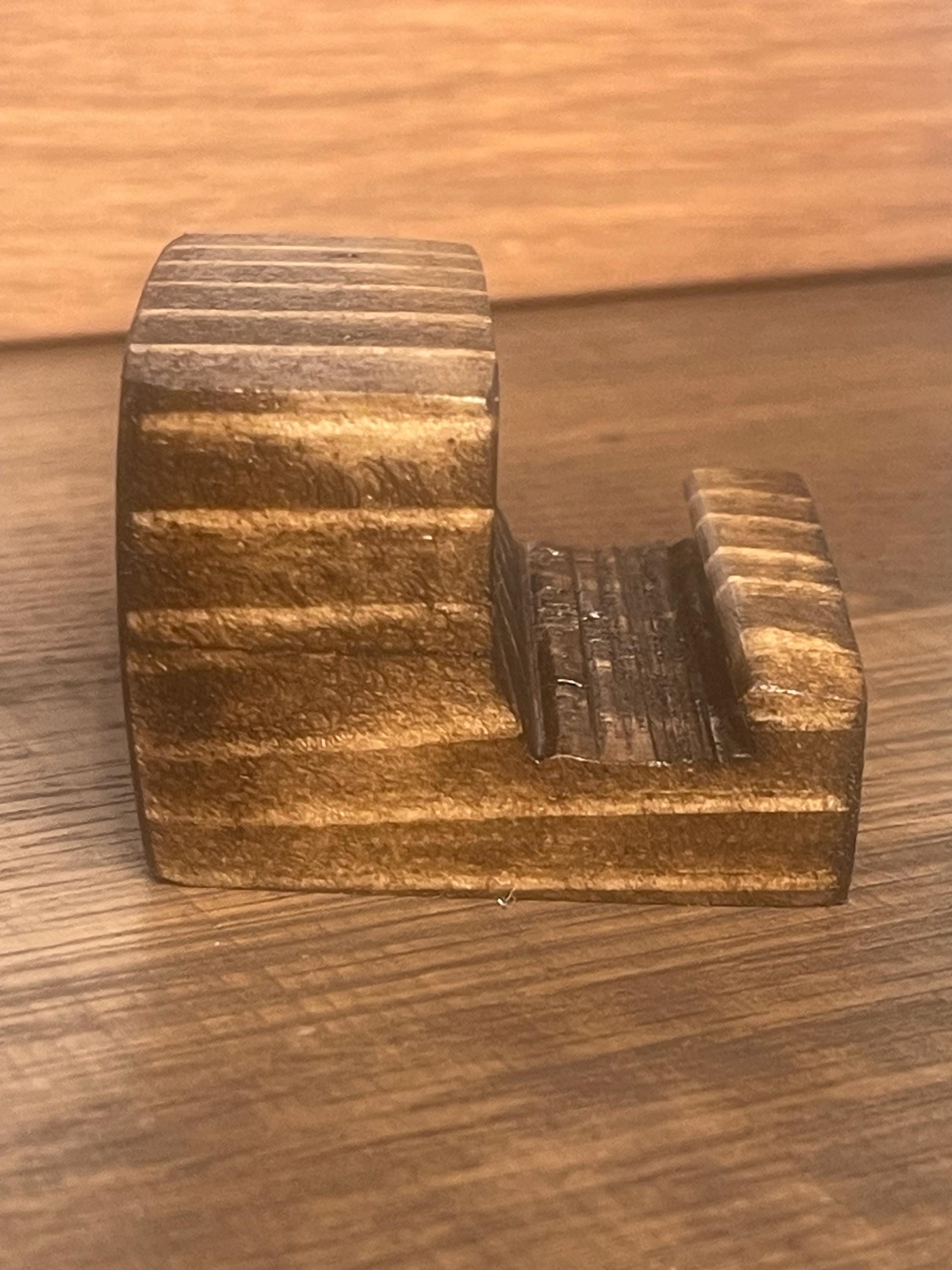 Handmade Wooden Phone Stand | Reclaimed Wood Desk Accessory | Eco ...