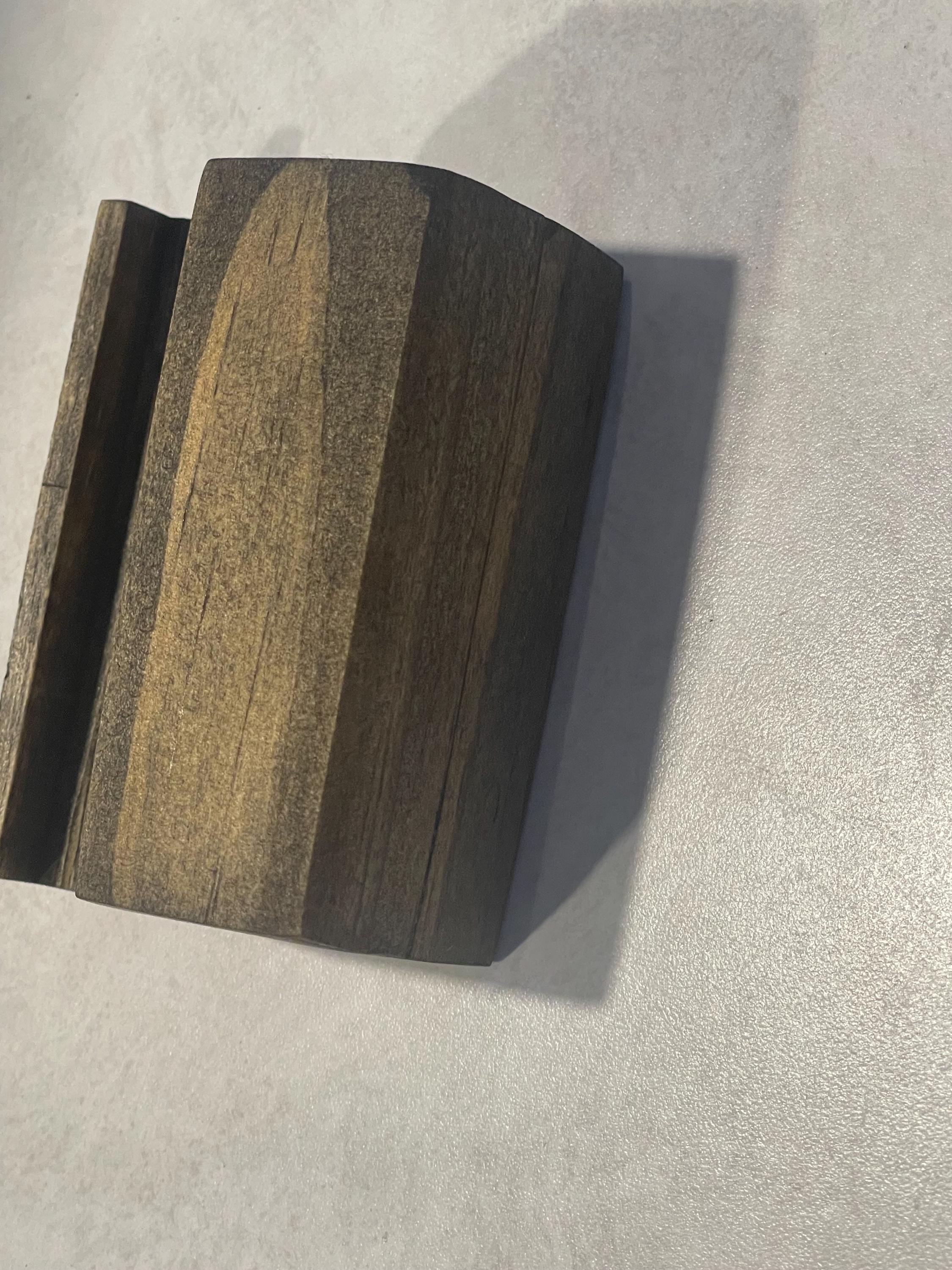 Handmade Wooden Phone Stand | Reclaimed Wood Desk Accessory | Eco ...