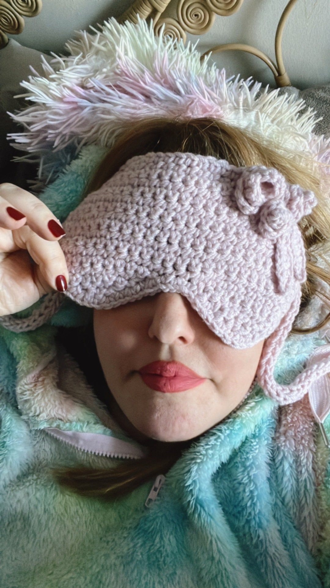 Dream Weaver Sleep Mask / Eyemask Crochet Pattern - Etsy