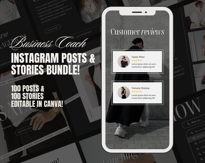Coaching Instagram Post, Blogger Template, Life Coach Templates ...