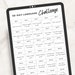 30 Day Language Learning Challenge Printable Worksheet, Language Study ...