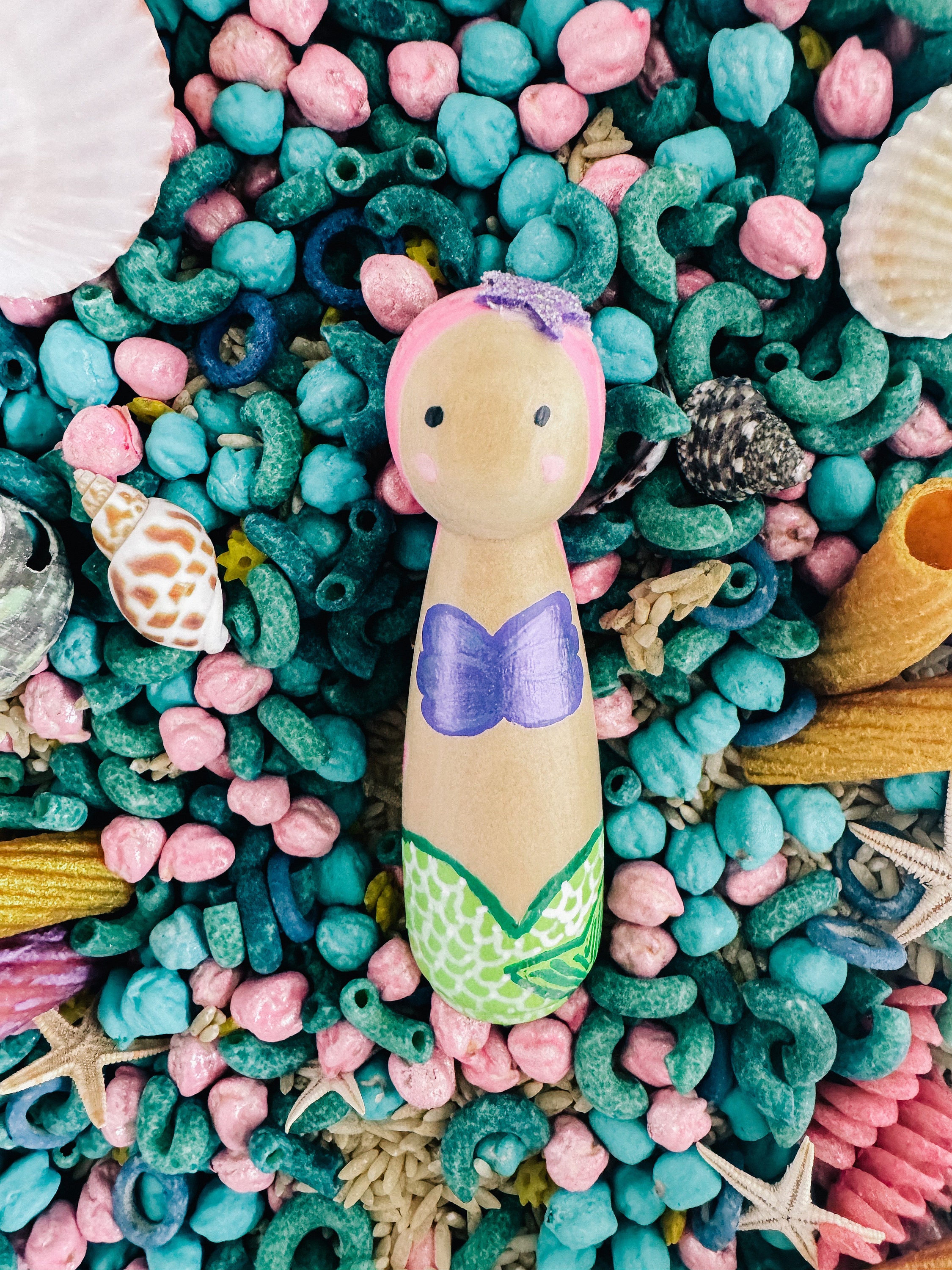 Mermaid Sensory Bin Under the Sea Sensory Bin Childrens Gift Ocean Toys ...