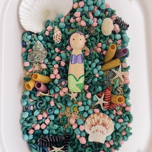 Mermaid Sensory Bin Under the Sea Sensory Bin Childrens Gift Ocean Toys ...