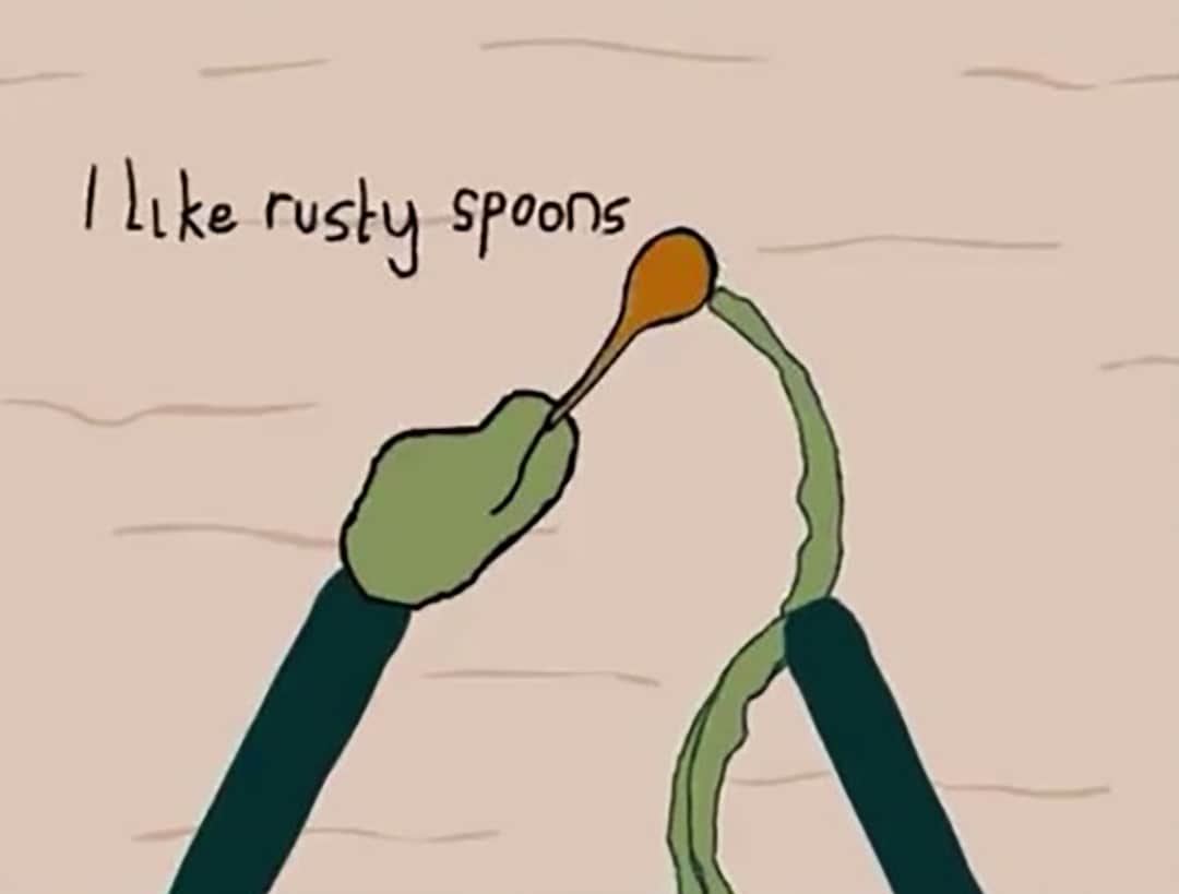 Salad Fingers Rusty Spoon - Etsy