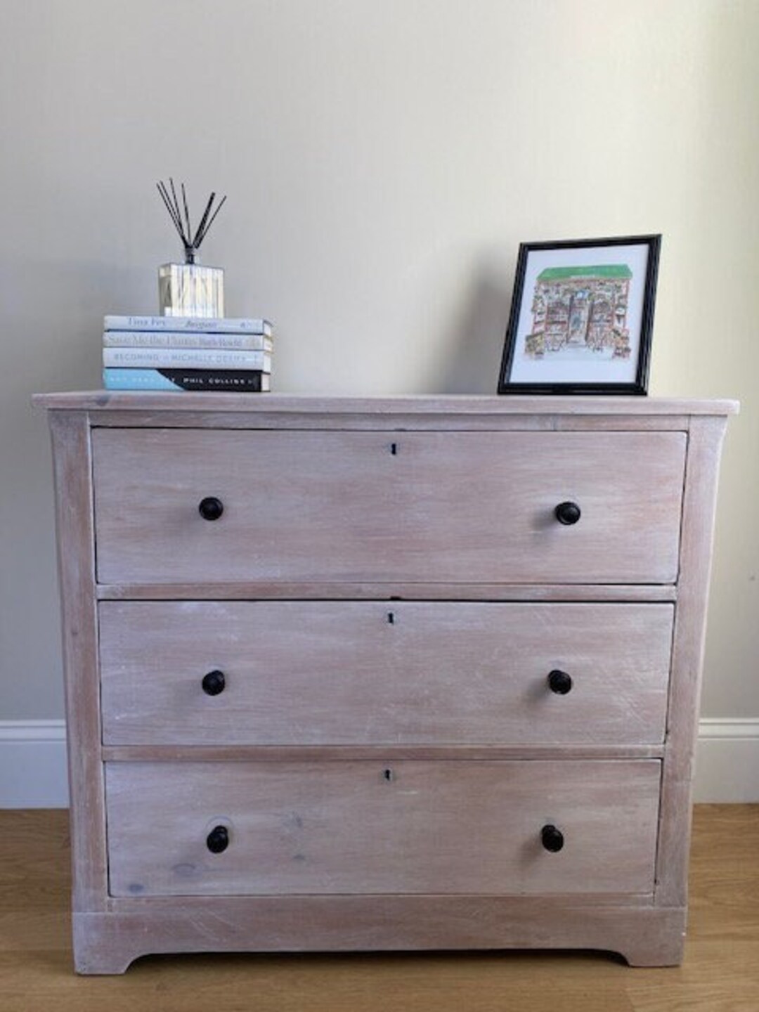 Classic Whitewashed Red Cedar Bureau - Etsy
