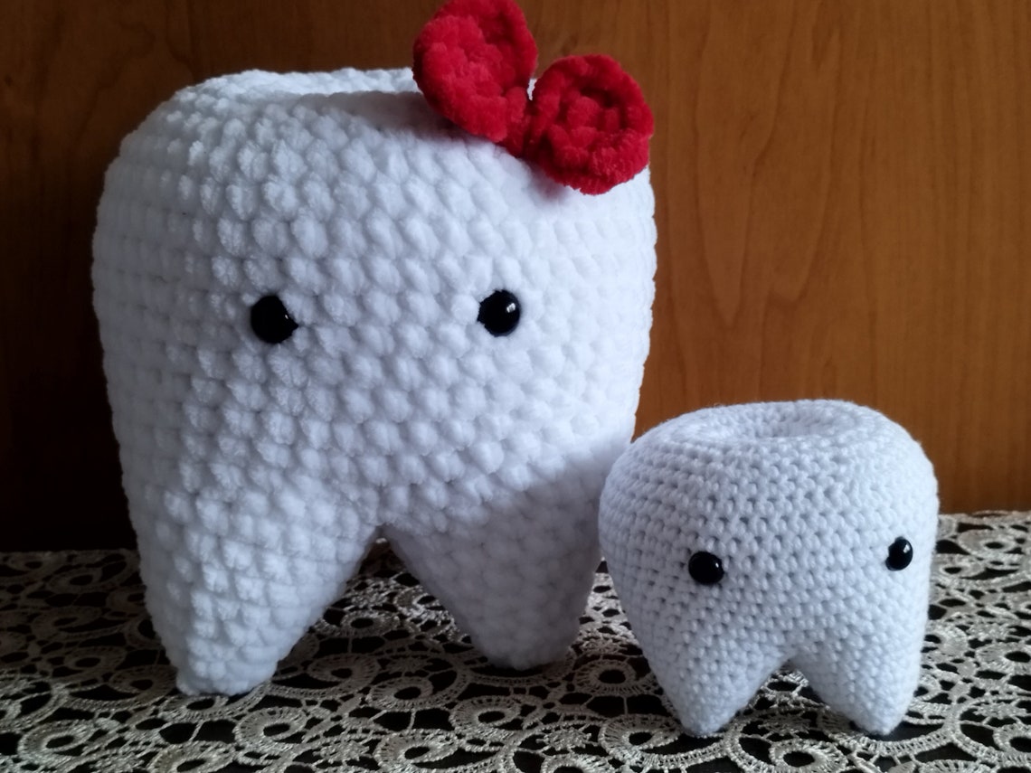 Tooth Plushie Crochet Pattern - Etsy
