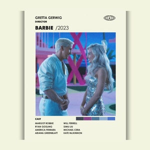Barbie and Ken - Barbie 2023 Movie Poster - Mid-century Minimalist ...