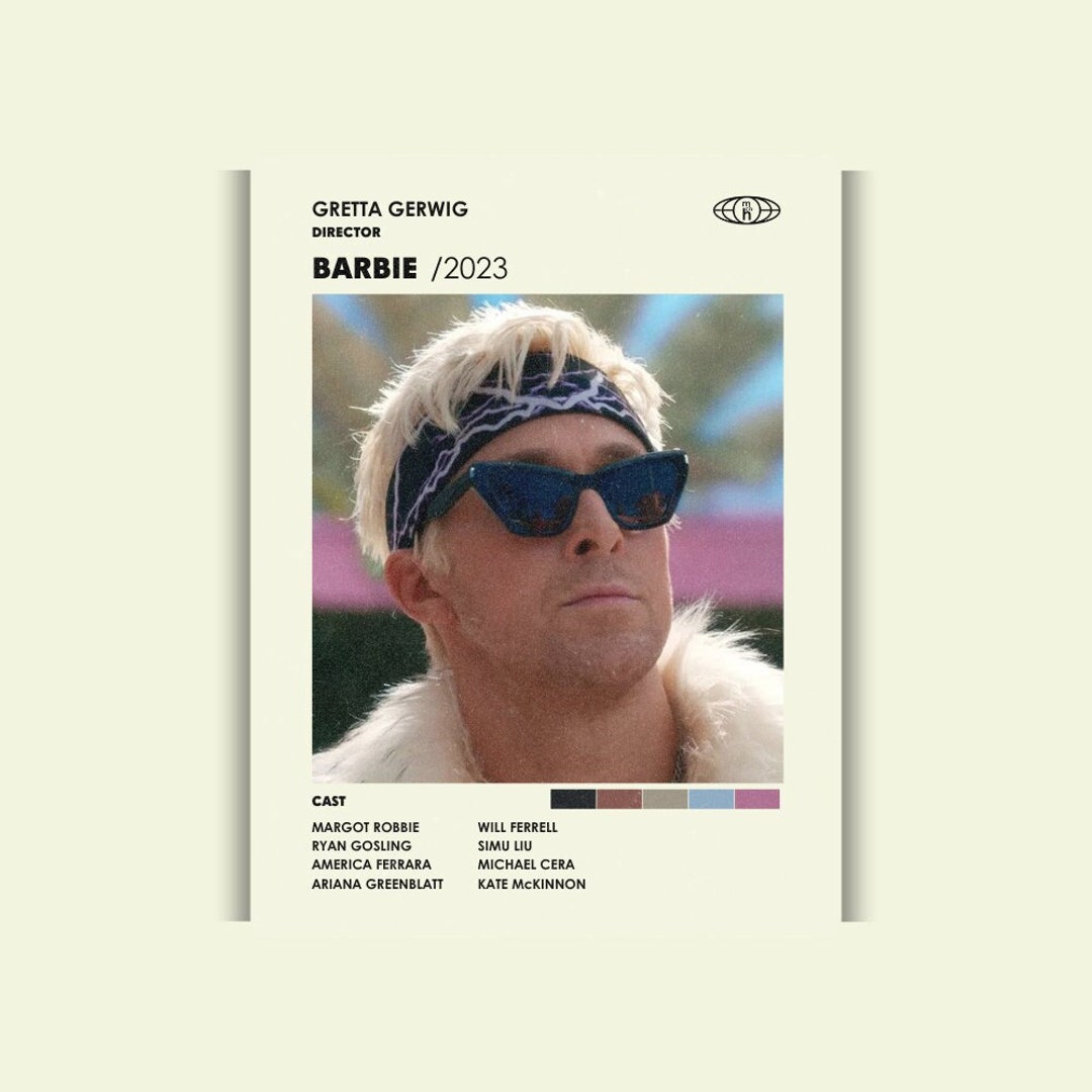 Mojo Dojo Ken - Barbie 2023 Movie Poster - Mid-century Minimalist ...