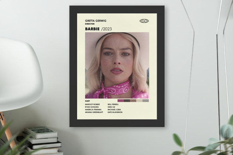 Cowgirl Barbie Crying - Barbie 2023 Movie Poster - Mid-century ...