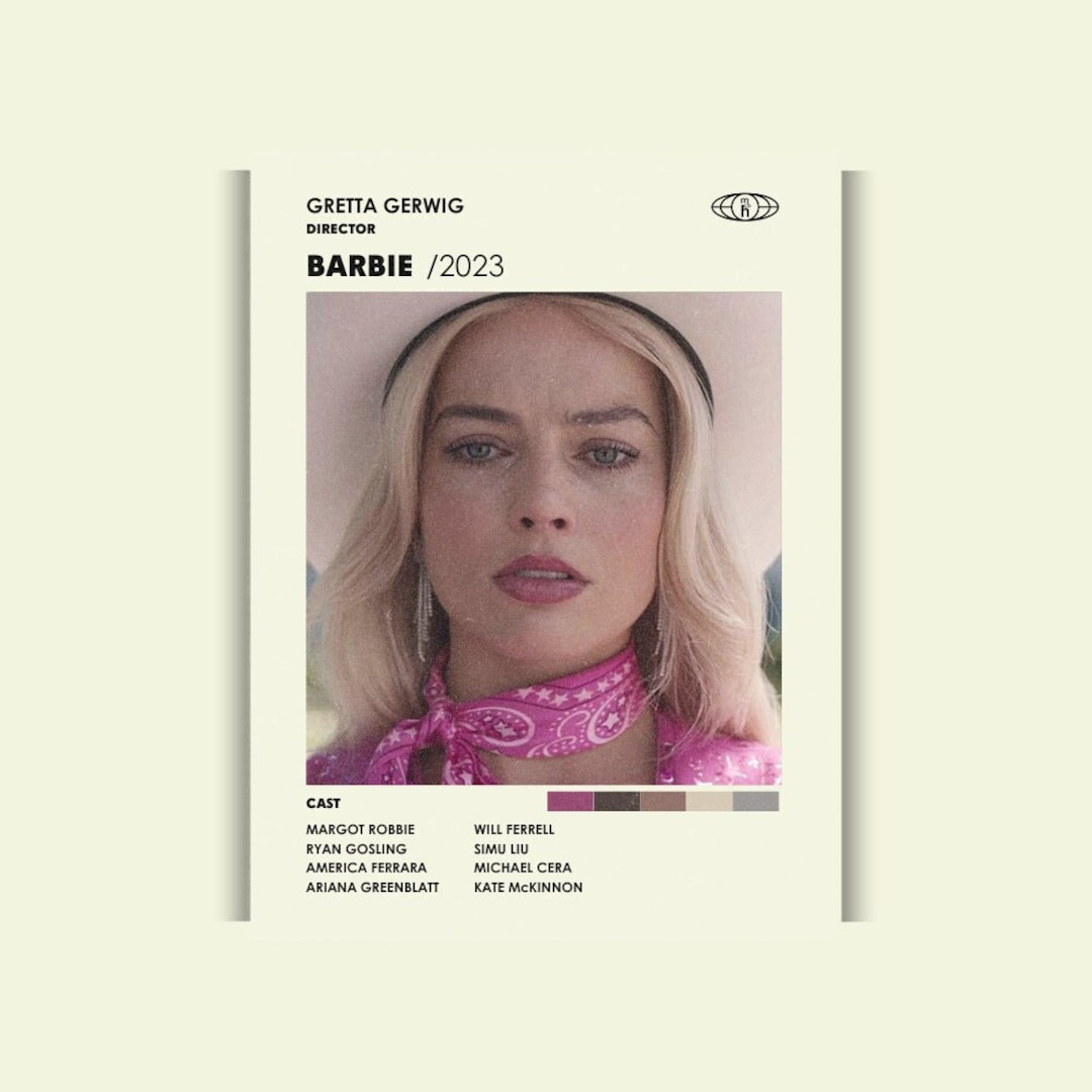 Cowgirl Barbie Crying - Barbie 2023 Movie Poster - Mid-century ...