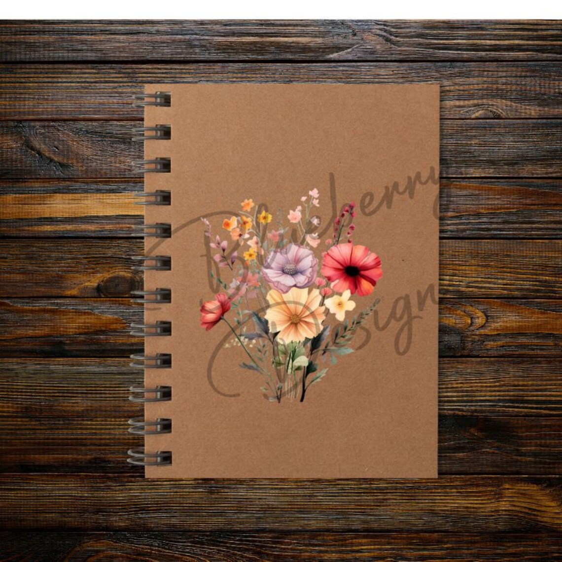 Beautiful Translucent Wildflower Bunch Sticker, Wildflowers, Wildflower ...