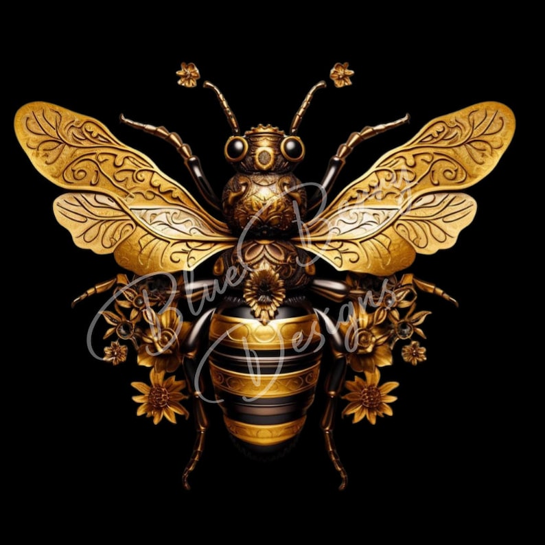 Beautiful Bee Translucent Sticker, 2.77x2.77 In, Unique Bee Sticker ...