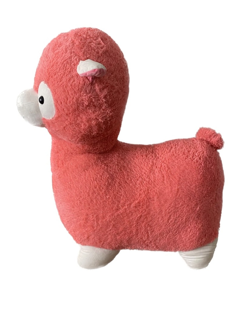 Jumbo Pink Glitter Llama- Life-size Whimsical Plush Animal - Etsy