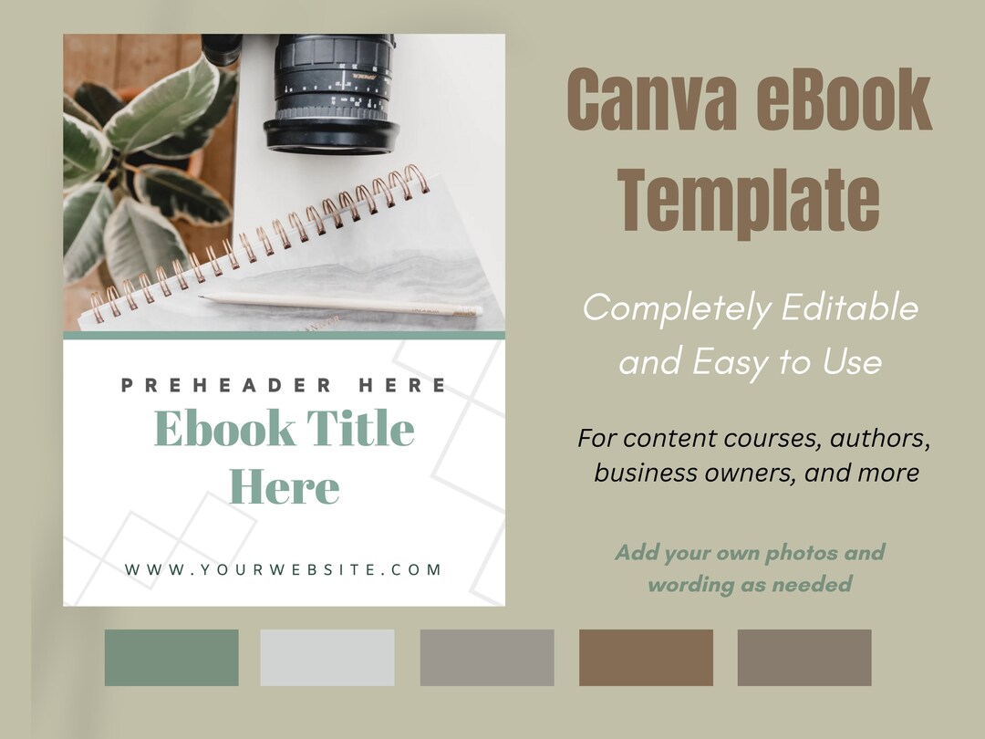 Ebooks, E-book, E Books, Ebook Template, Digital Template Ebook, Pdf ...