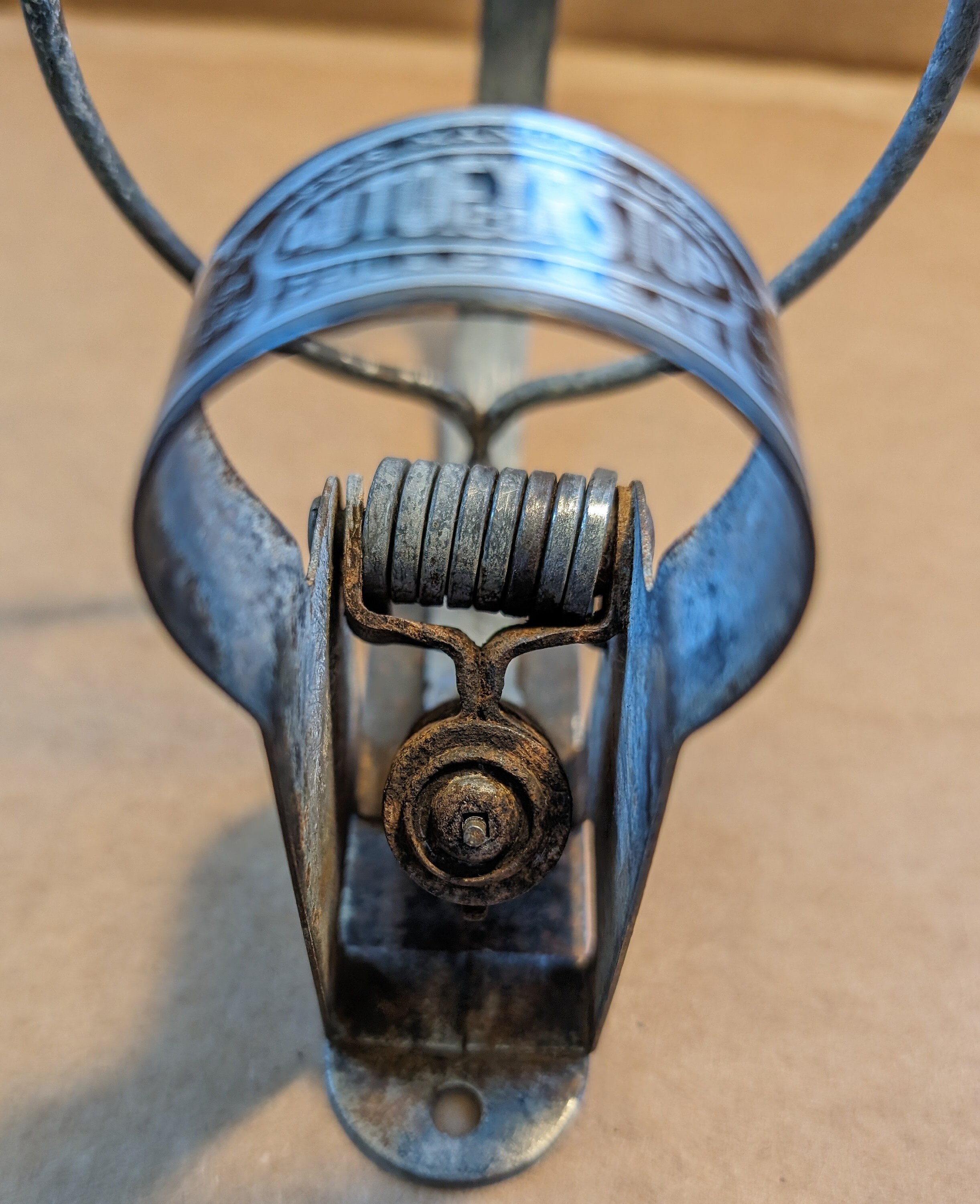 Vintage Autofyrstop Glass Fire Grenade Extinguisher Bracket Holder ...