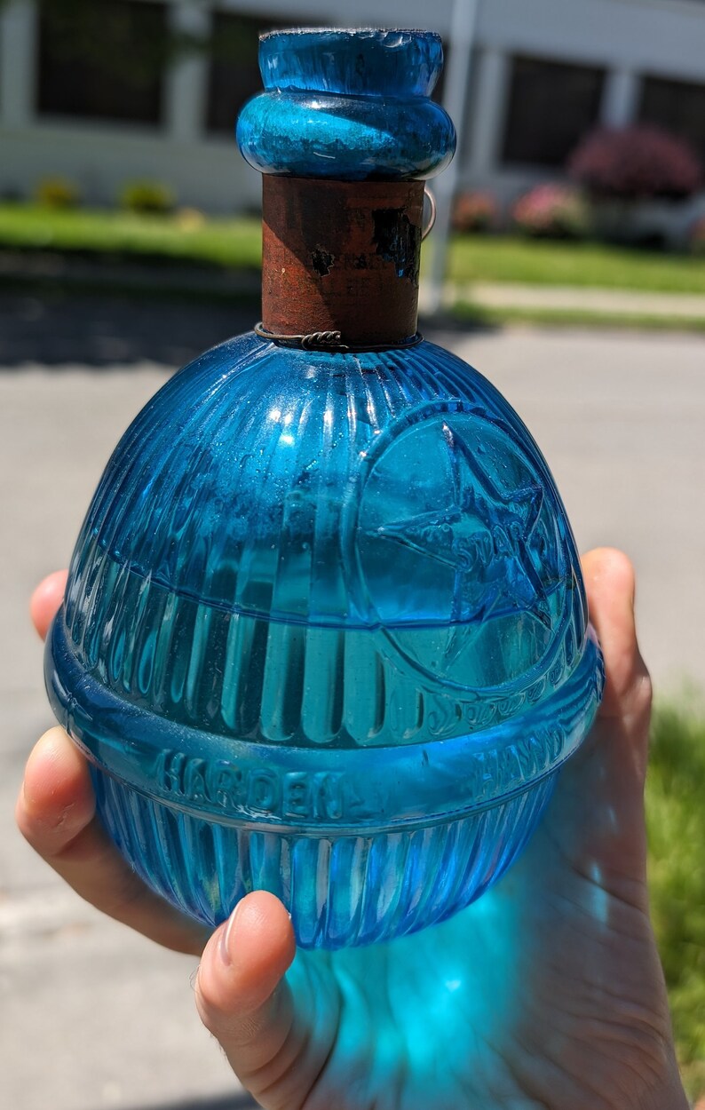 Harden Star Hand Glass Fire Grenade Fire Extinguisher, Antique Glass ...