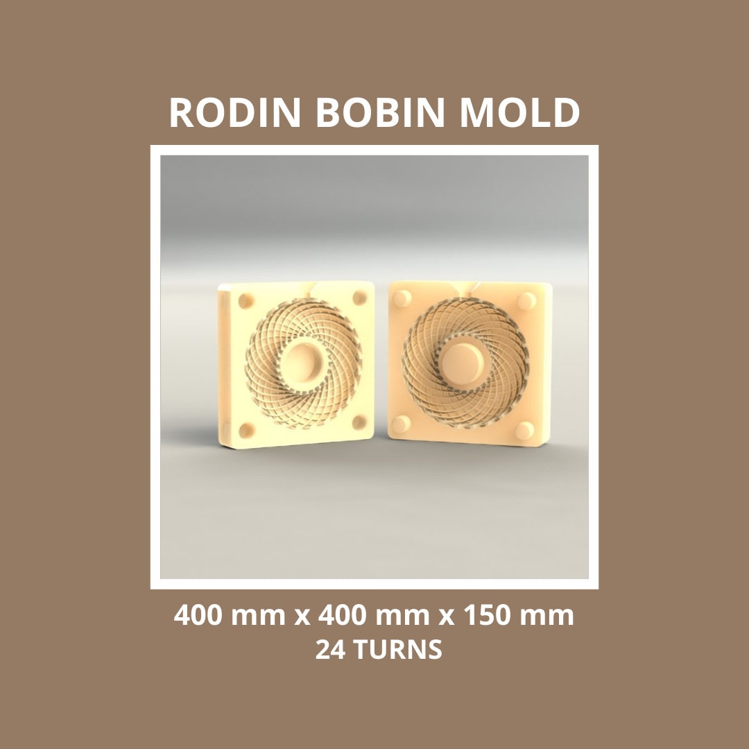 Rodin Coil Mold Silicone Printing Jig Digital File 3D Printing for ...