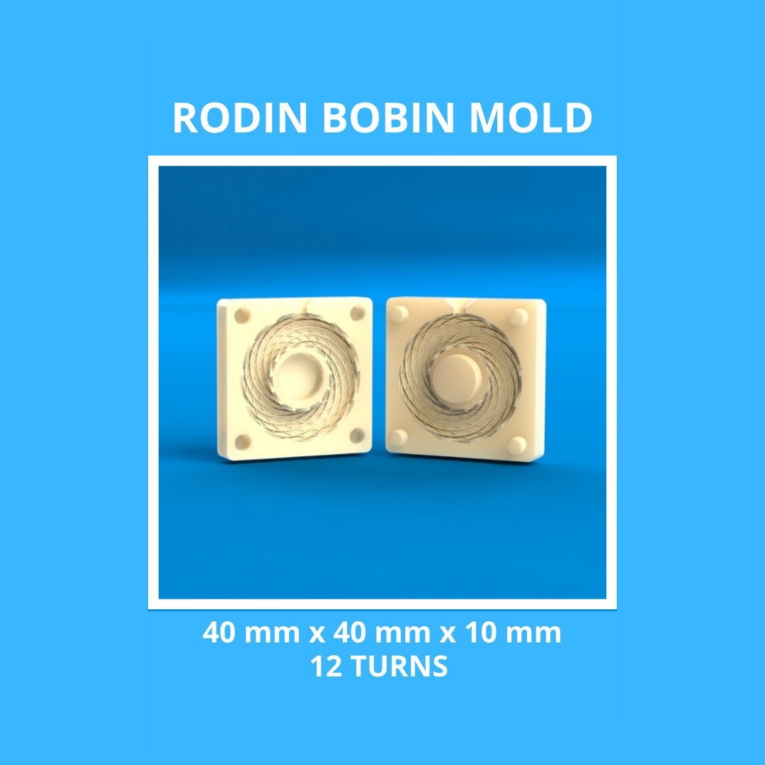 Rodin Coil Mold Digital File for Jewelry and Pendants Resin Mold STL ...