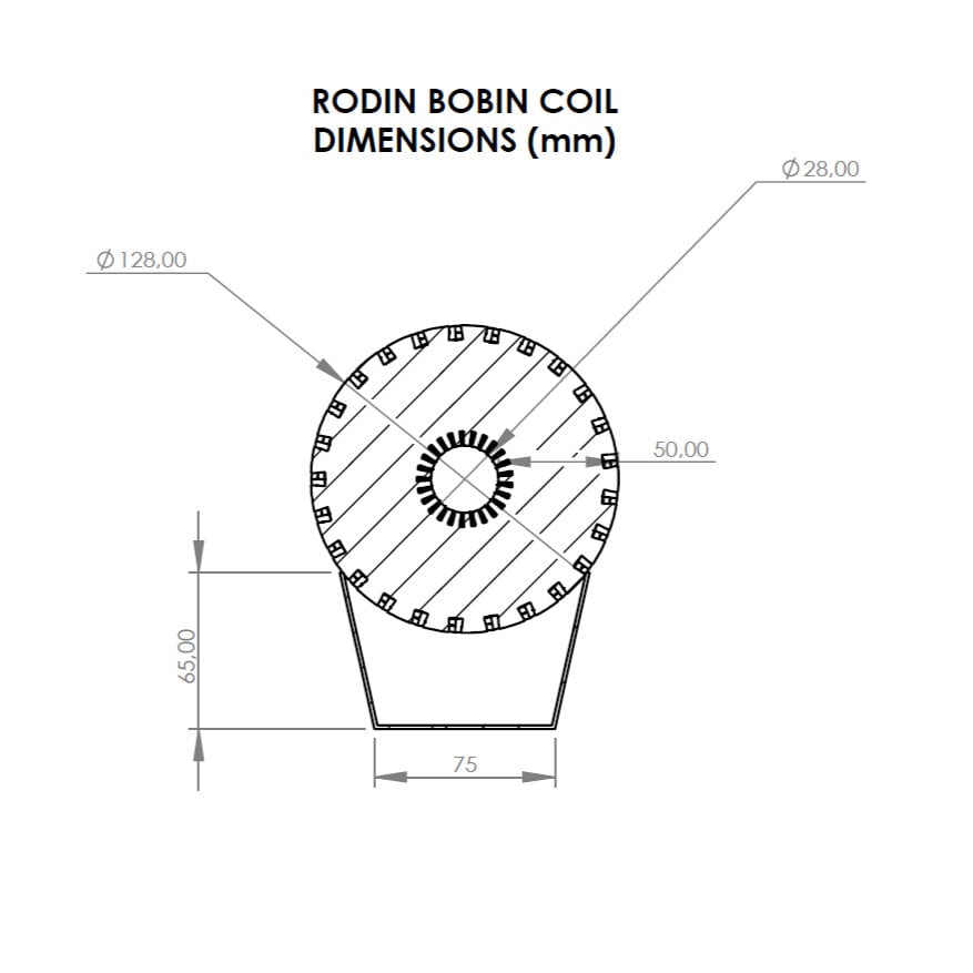 Digital File STL Rodin Bobin Coil for 3D Printing Toroidal Field ...