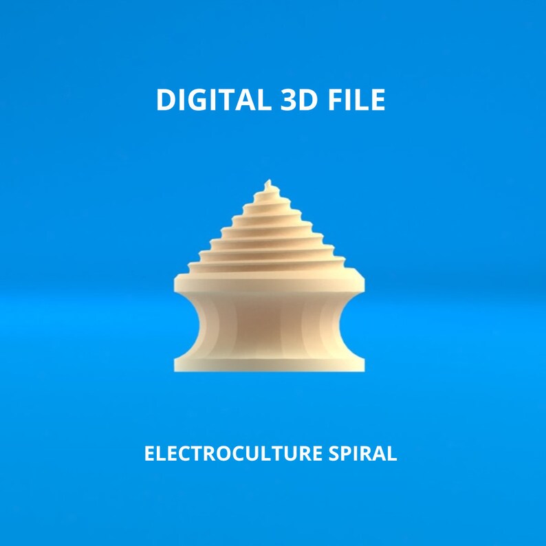 Fibonacci Digital File Printing Wire Conical Spiral Electroculture ...