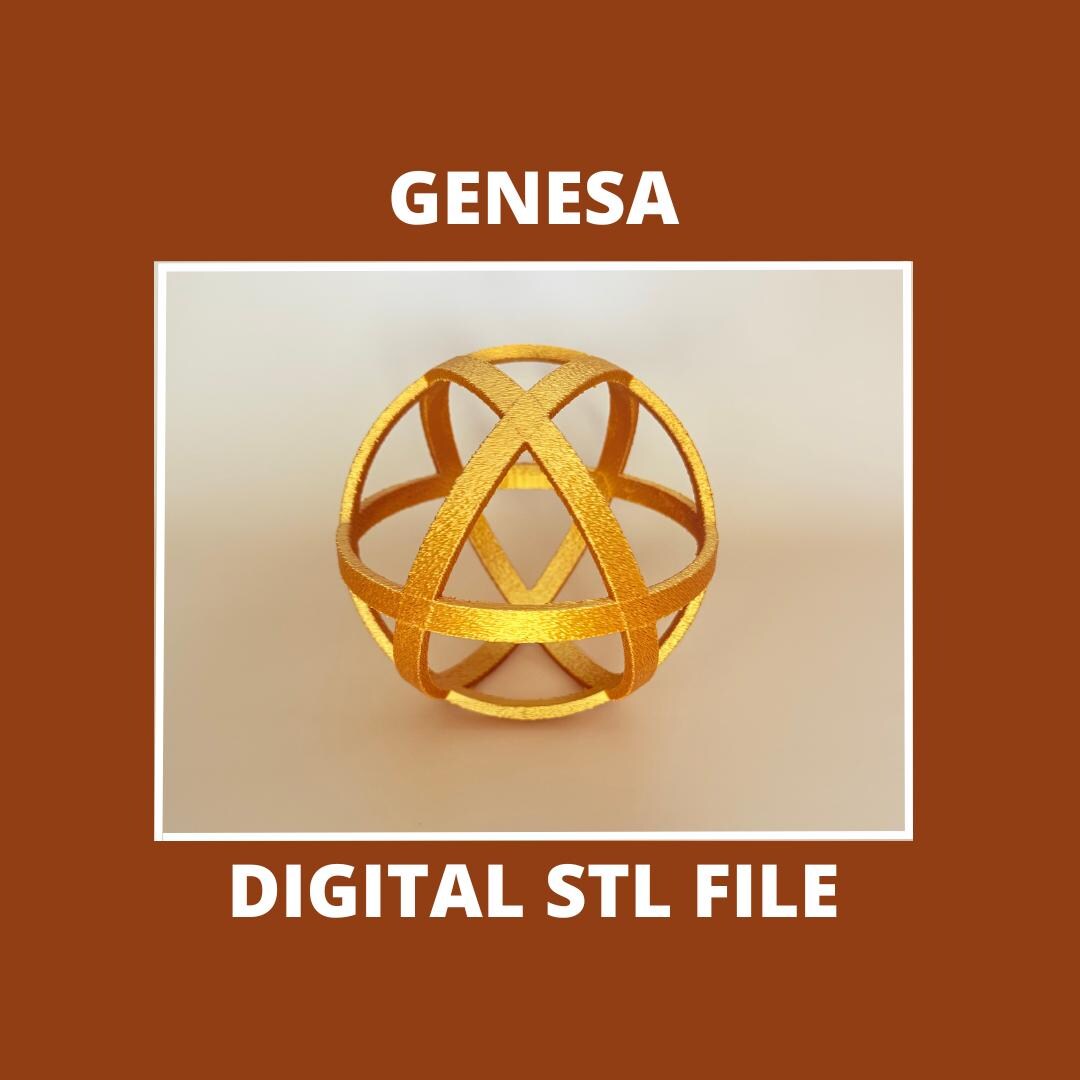 Genesa Crystal STL File Digitale per Stampa 3D Armonia, Energia ...
