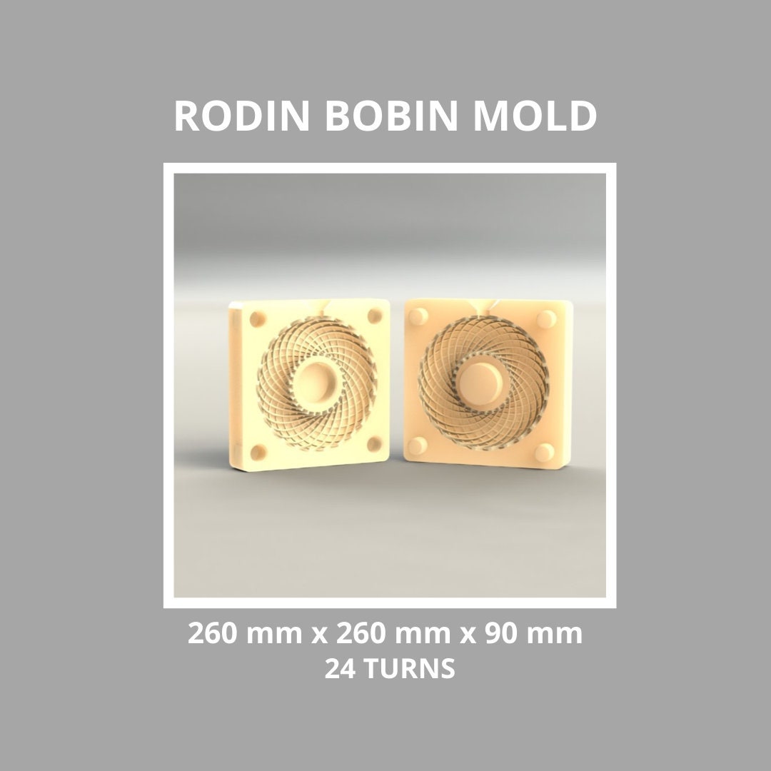 Silicone Jig 3D Printing STL File Rodin Coil Pendant Toroidal Field ...
