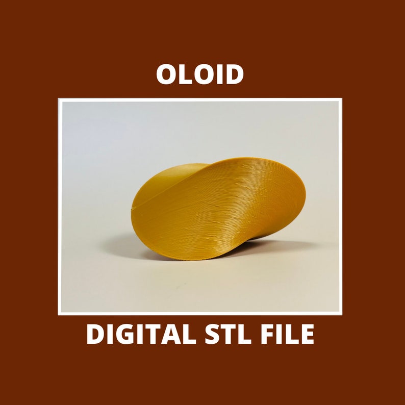 Oleoid Digital File Sacred Geometry Oloid Antio Oleoid 3D File Digital ...