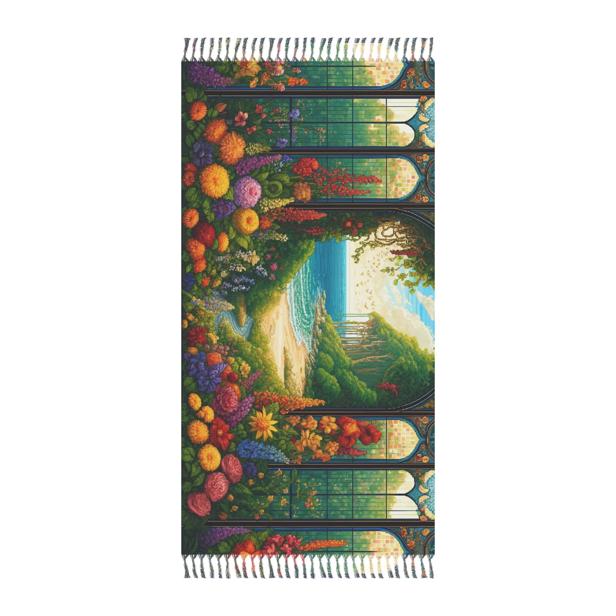 Tropical Island Themed -boho Beach Cloth- - Etsy