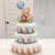 Elephant Themed Diaper Cake-babyshower Gift for Mom to Be-baby Shower ...